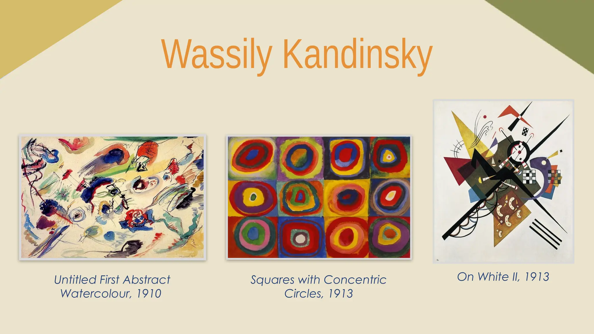 A presentation on the topic abstract art | PPT