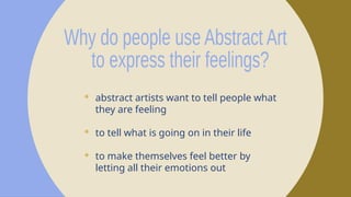 A presentation on the topic abstract art | PPT
