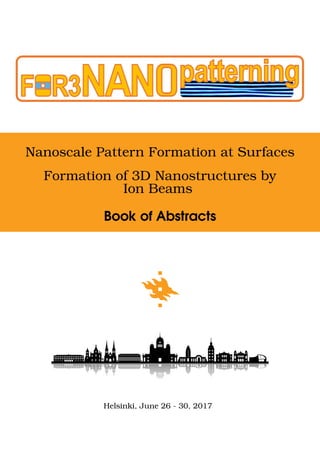 Abstract Book Nanoscale Pattern Formation at Surfaces | PDF