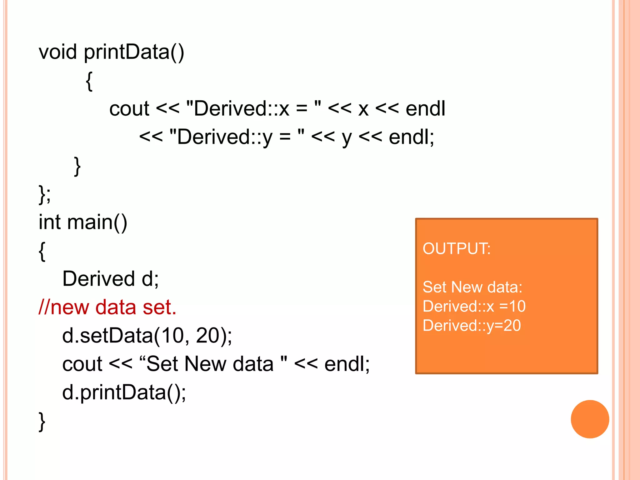 Abstract class in c++ | PPTX