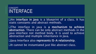 Abstract class and interface | PPT