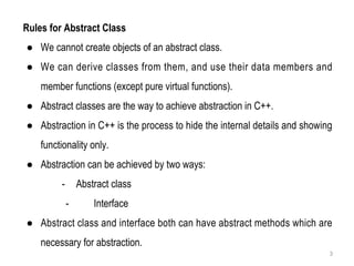 Abstract Class and Interface.pdf | Programming Languages | Computing