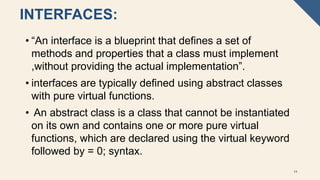Abstract Classes and Interfaces in oop.pptx