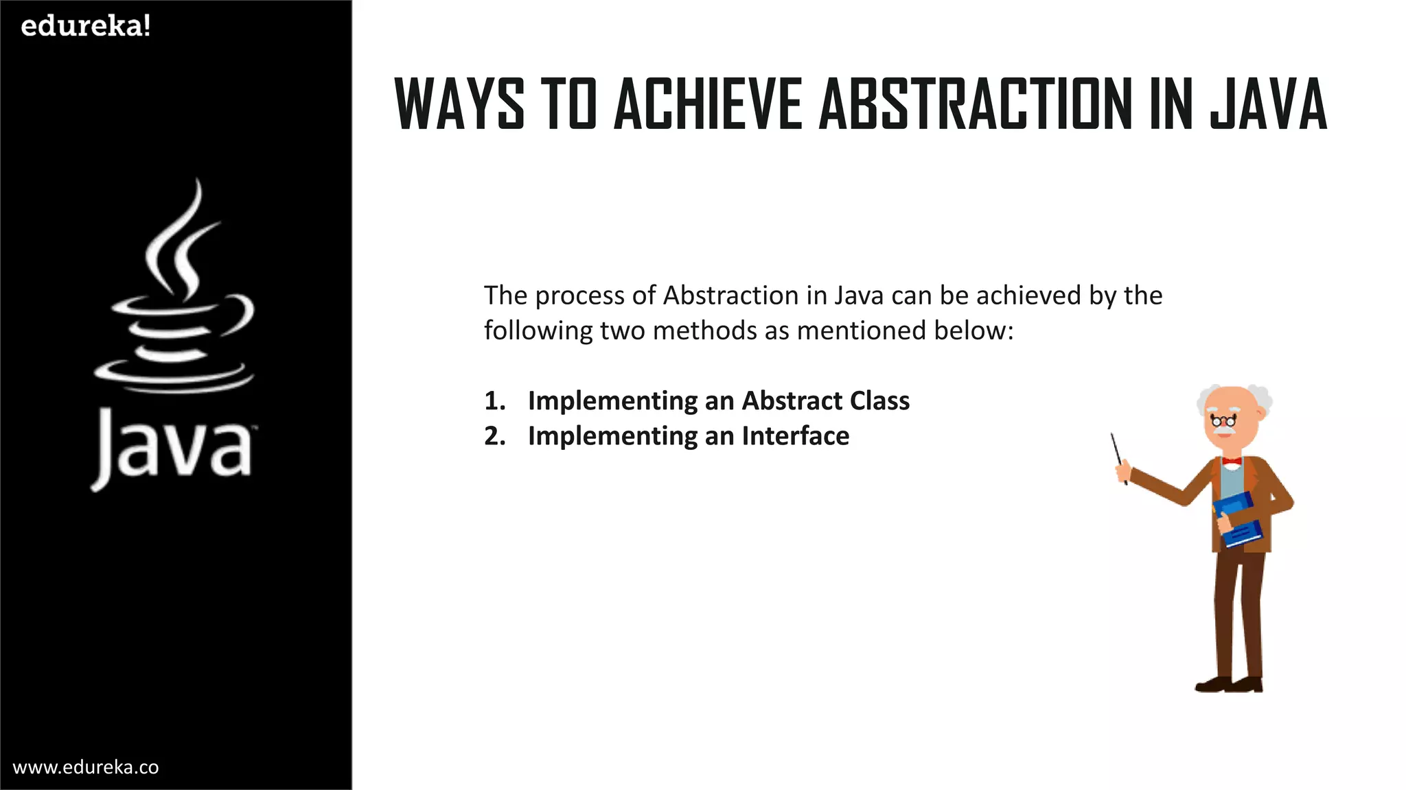 What Are Abstract Classes In Java | Edureka | Pdf
