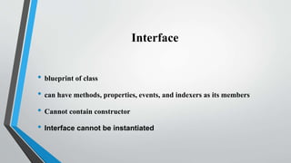 Abstract classes & interfaces | PPTX