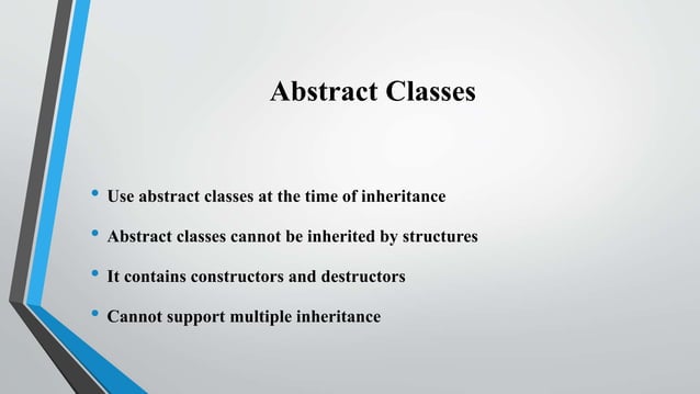 Abstract classes & interfaces | PPT | Free Download