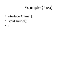 Understanding Abstract Classes and Interfaces in Java Programming | PPTX