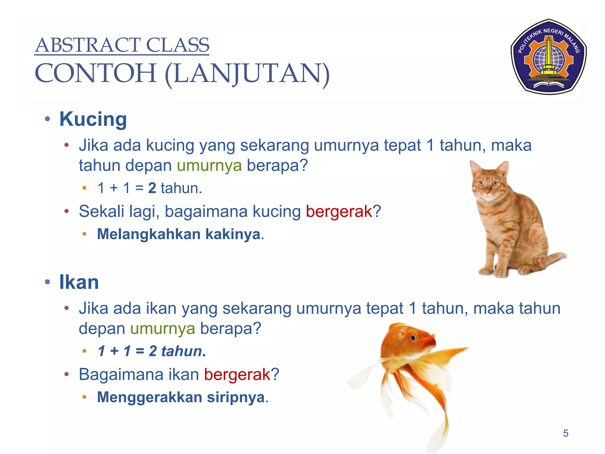 Abstract Class & Interface | PPTX