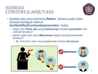 Abstract Class & Interface | PPTX