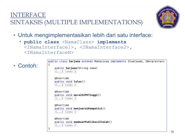 Abstract Class & Interface | PPTX