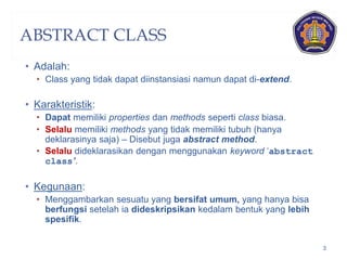 Abstract Class & Interface | PPTX