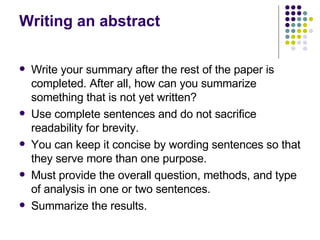 Abstract_Conclusion | PPT