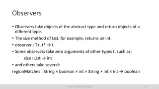 Abstract Data Types In Java With Examples | PDF
