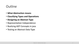 Abstract Data Types In Java With Examples | PDF