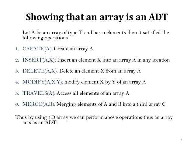 Abstract Data Types Adt Intro To Data Structure Part 2