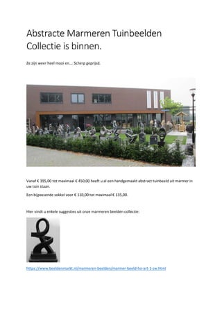 Abstracte marmeren tuinbeelden slideshare (19 02-2015) | PDF | Arts and ...
