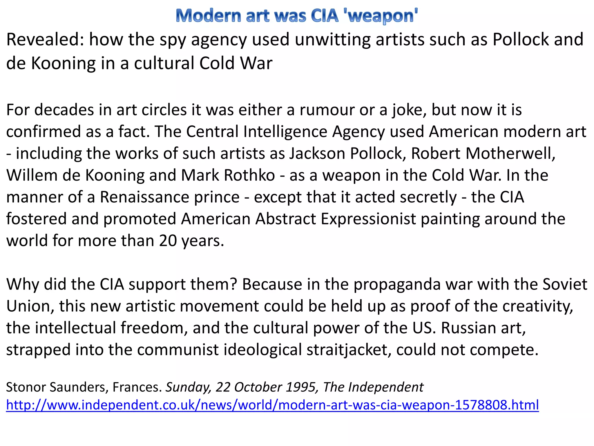 Abstract expressionism and the rise of formalism .fys pptx | PPTX