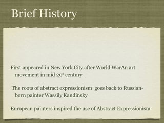 Abstract Expressionism | PPT