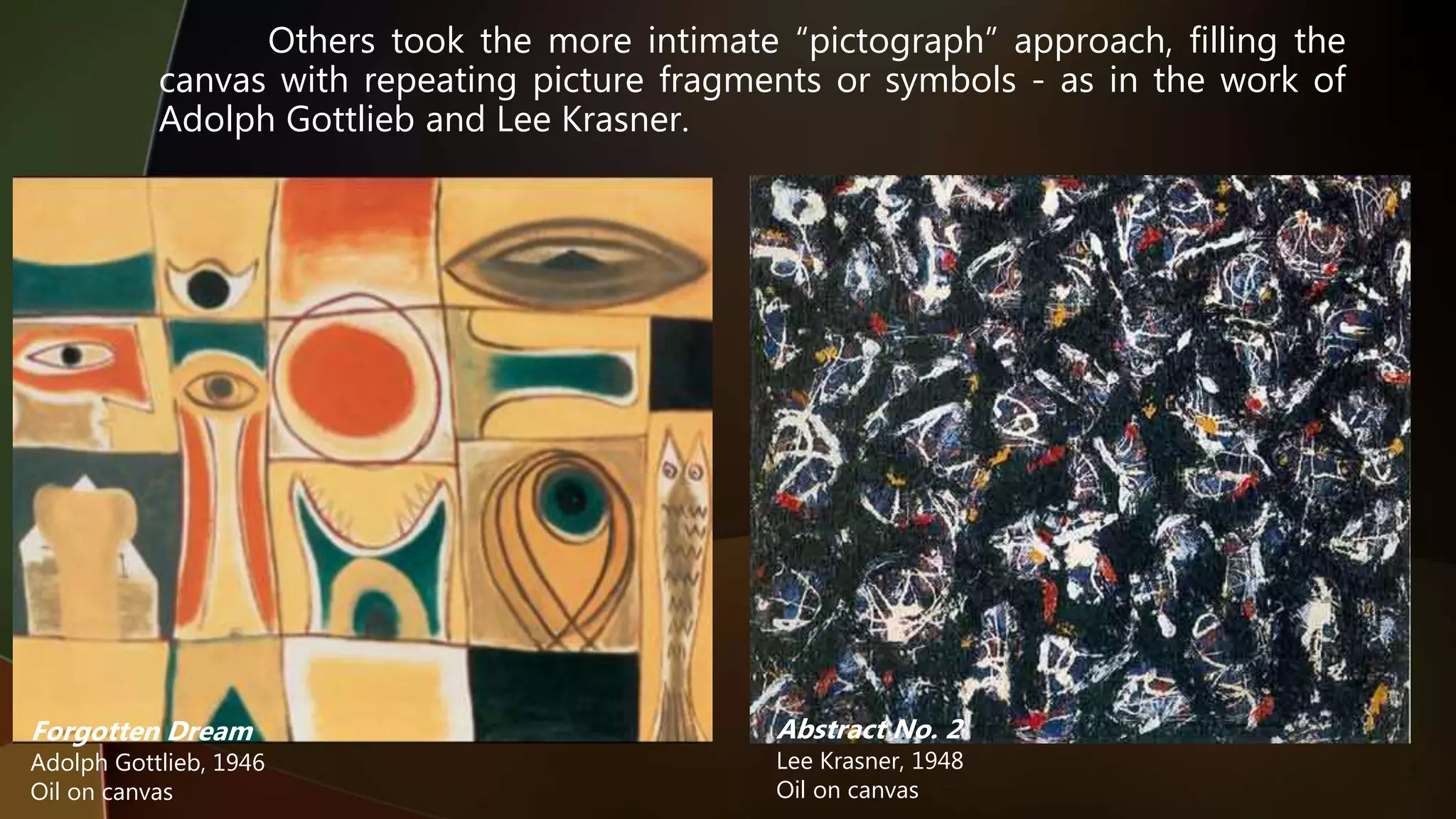 Abstract expressionism, Pop Art, Op Art | PPTX