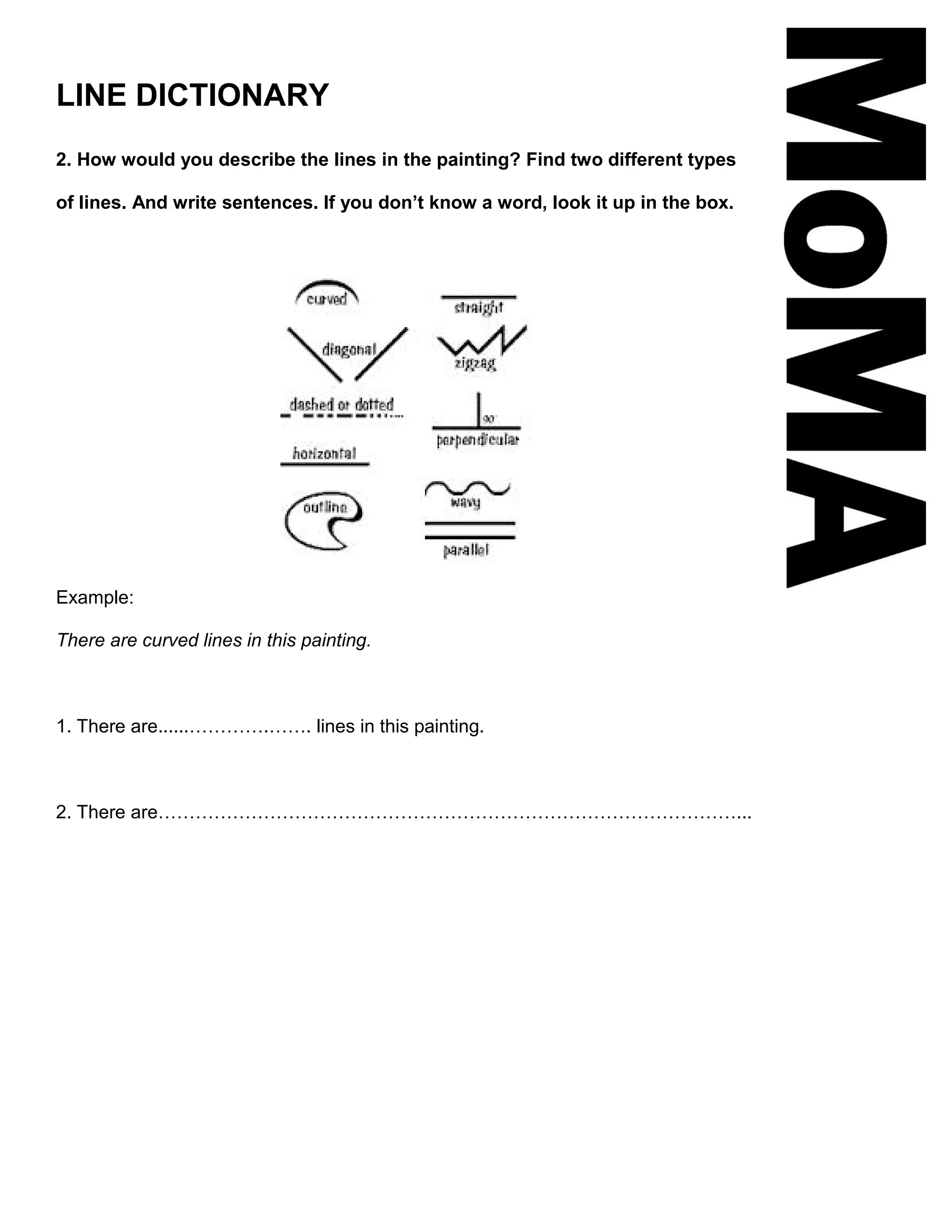 Abstract expressionism worksheet | PDF