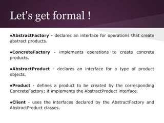 Abstract Factory Design Pattern | PPTX