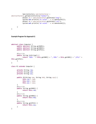Abstract factory | DOCX