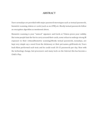 Abstract for 3d password | DOCX