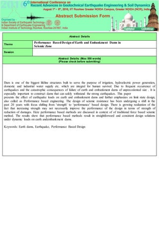 Abstract form ab | DOCX | Civil Engineering Industry | Industries