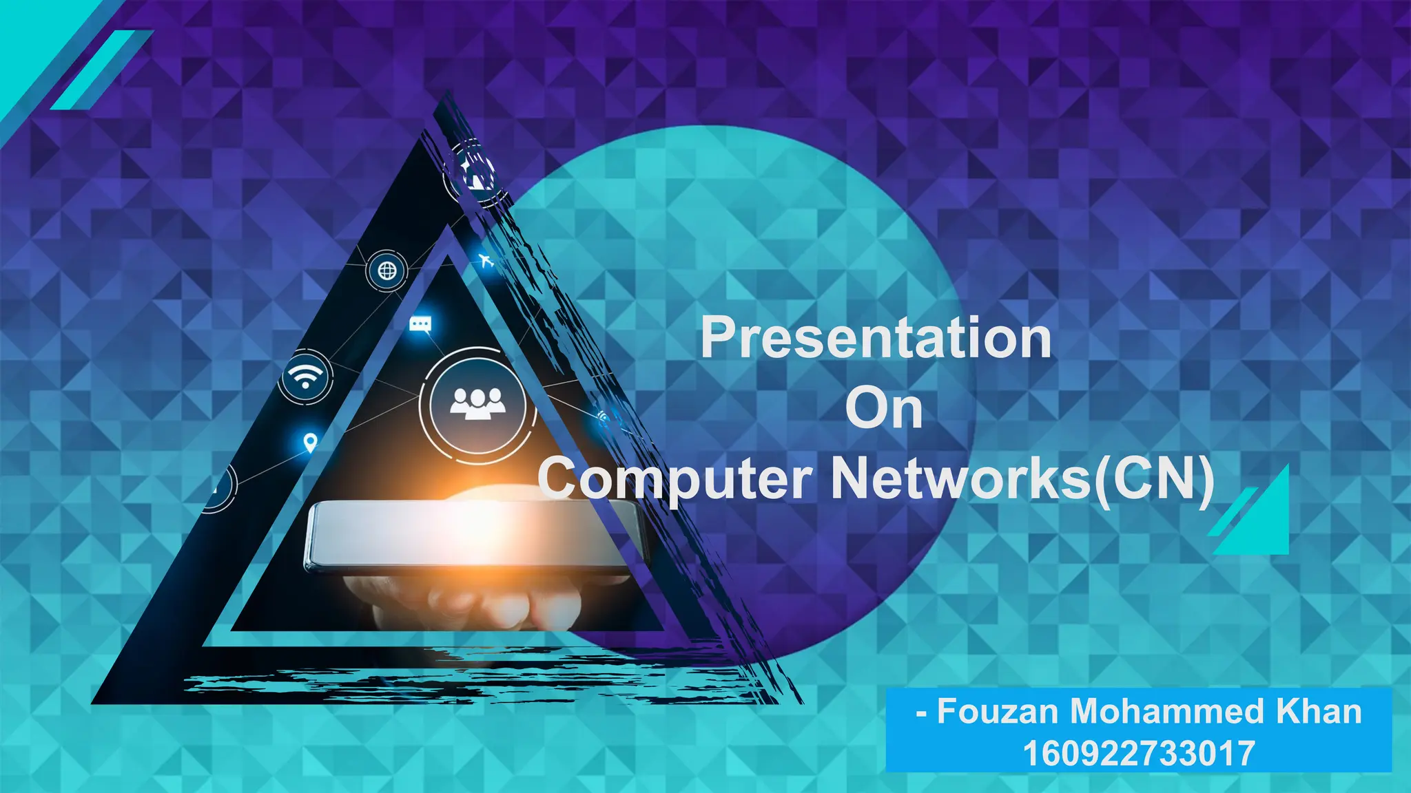 Abstract Geometric Triangle Powerpoint Templates Pptx