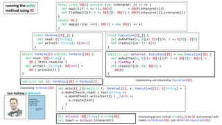 Abstracting over Execution with Higher Kinded Types | PPT