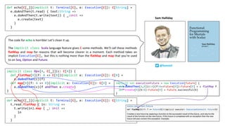 Abstracting over Execution with Higher Kinded Types | PPT