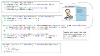 Abstracting over Execution with Higher Kinded Types | PPT