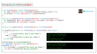 Abstracting over Execution with Higher Kinded Types | PPT