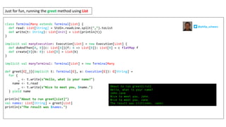 Abstracting over Execution with Higher Kinded Types | PPT