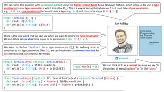 Abstracting over Execution with Higher Kinded Types | PPT