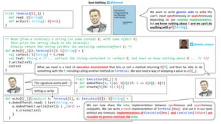 Abstracting over Execution with Higher Kinded Types | PPT