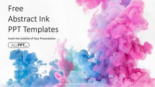 Abstract Ink Drop PowerPoint Templates.pptx