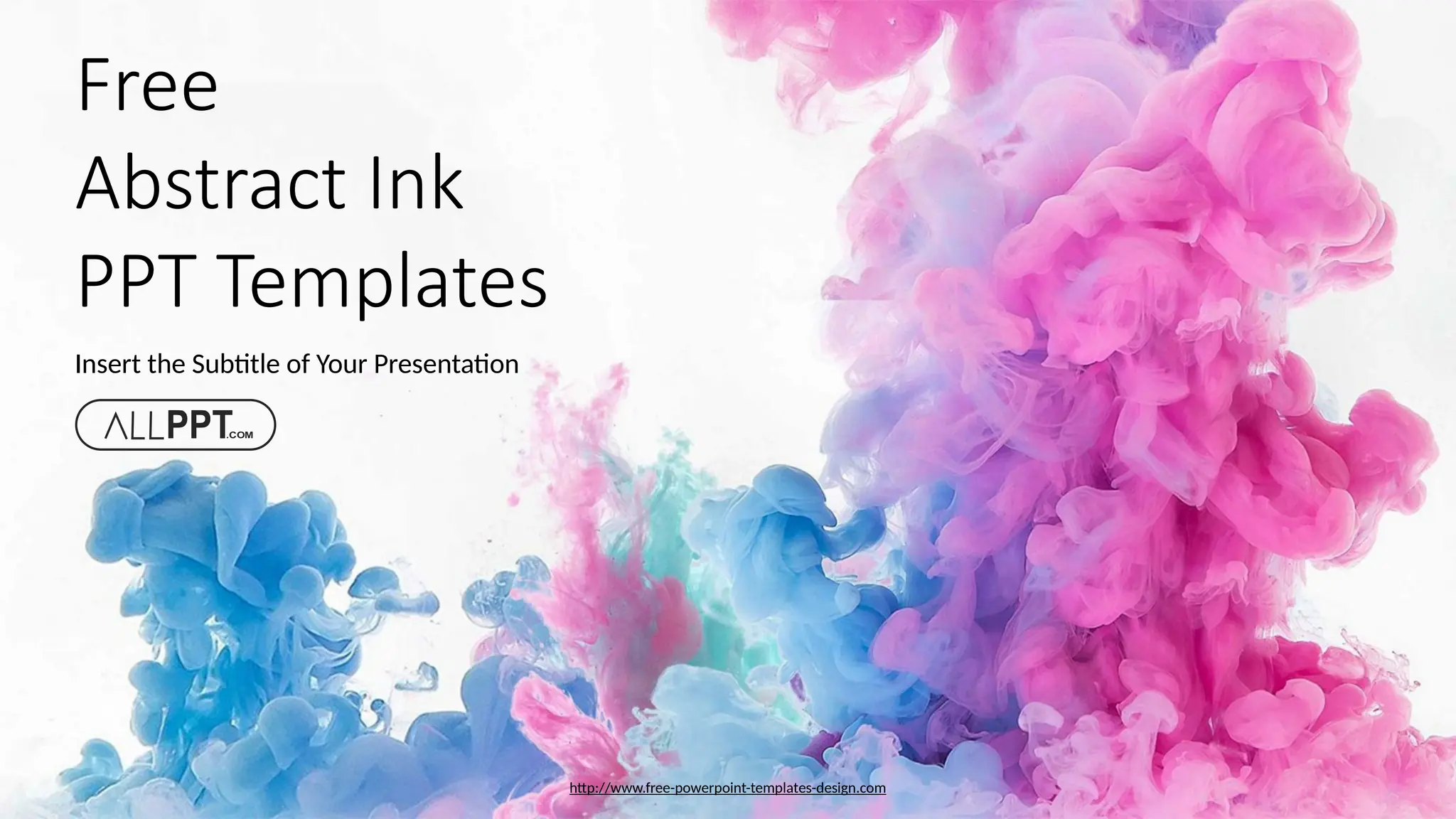 Abstract Ink Drop PowerPoint Templates.pptx