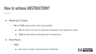 Abstraction.pptx | Programming Languages | Computing