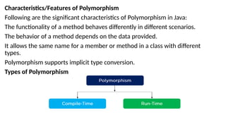Abstraction encapsulation inheritance polymorphism | PPTX | Programming Languages | Computing