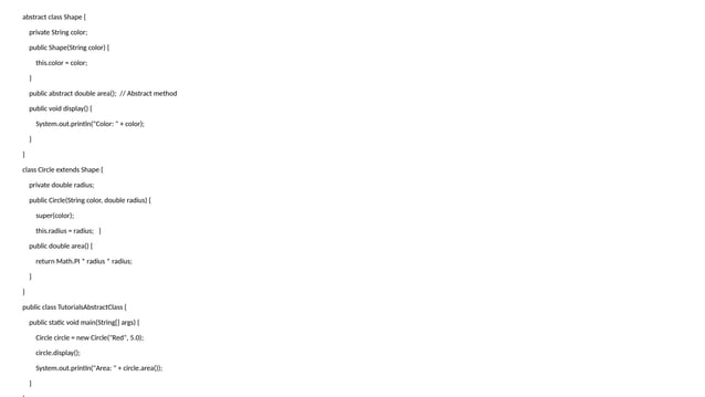 Abstraction Encapsulation Inheritance Polymorphism Ppt