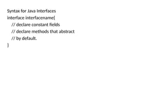 Abstraction encapsulation inheritance polymorphism | PPTX | Programming Languages | Computing
