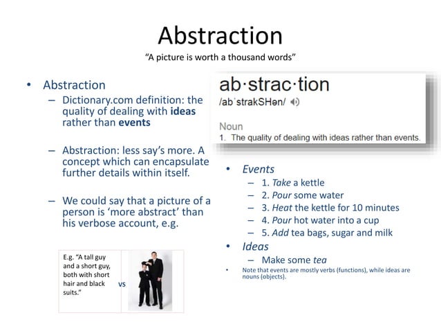 Abstraction and Encapsulation | PPTX | Programming Languages | Computing