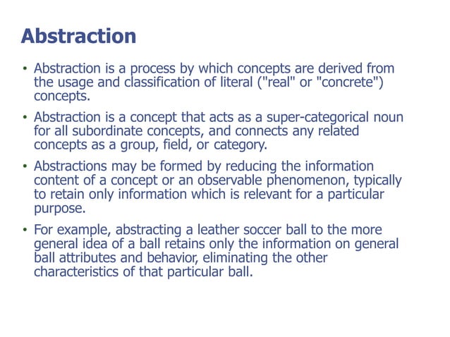 Abstraction1 | PPT