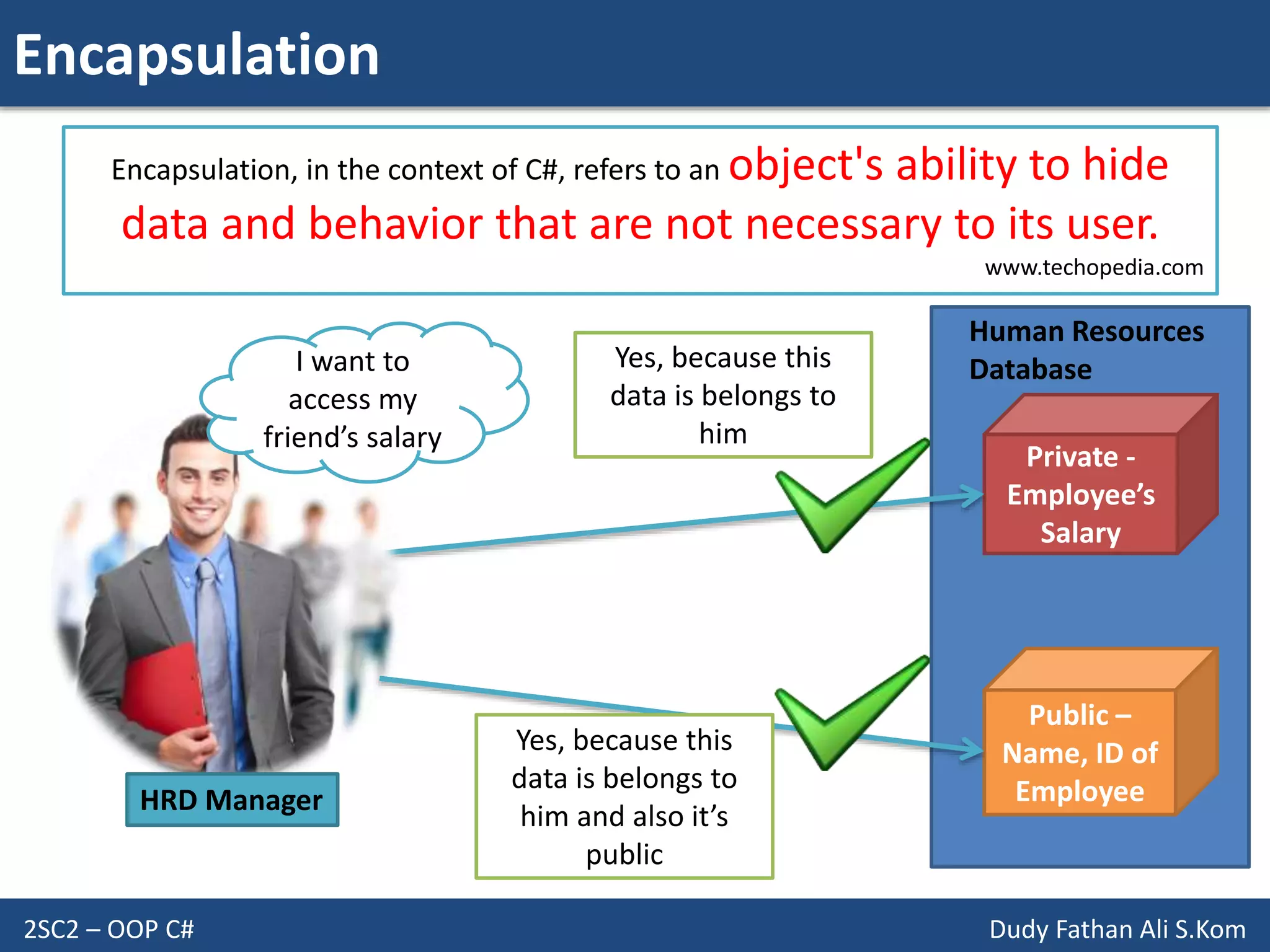 Object Oriented Programming - Abstraction & Encapsulation | PPT Object Oriented Programming - Abstraction & Encapsulation | PPT