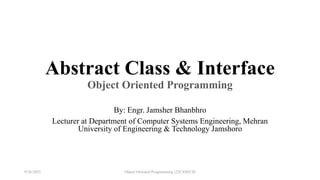 Abstraction in Java: Abstract class and Interfaces | PDF
