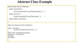 Abstraction in Java: Abstract class and Interfaces | PDF