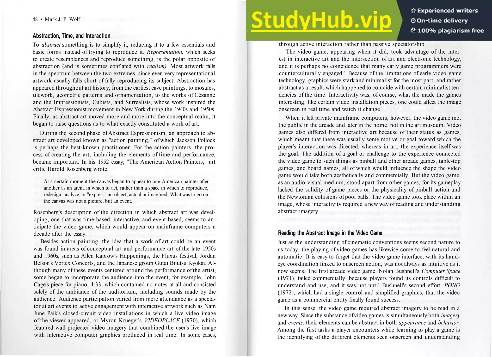 Abstraction In The Video Game Pdf