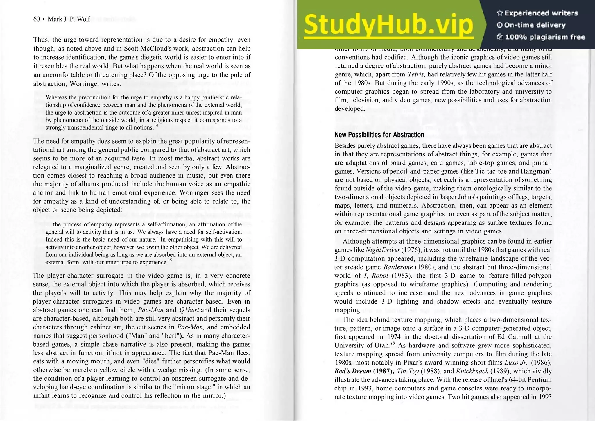 Abstraction In The Video Game Pdf