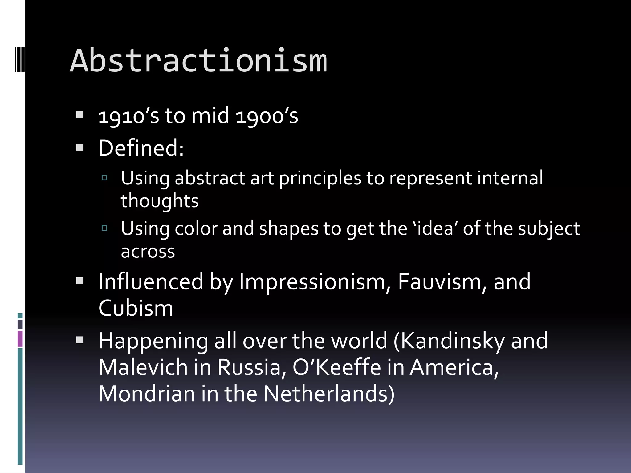 Abstractionism | PPTX
